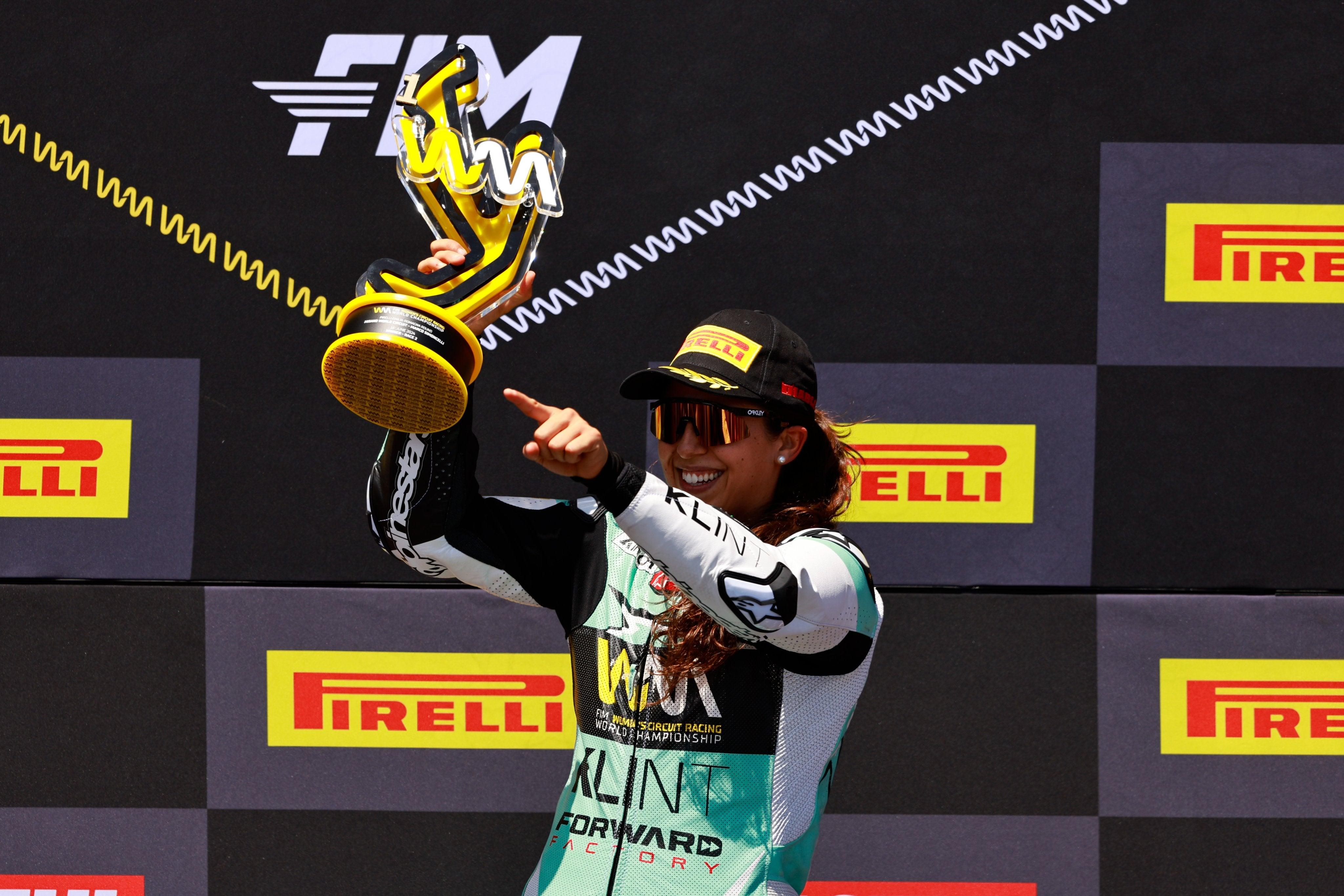 MARIA HERRERA WINS WOMEN'S CIRCUIT RACING WORLD CHAMPIONSHIP RACES AT ...